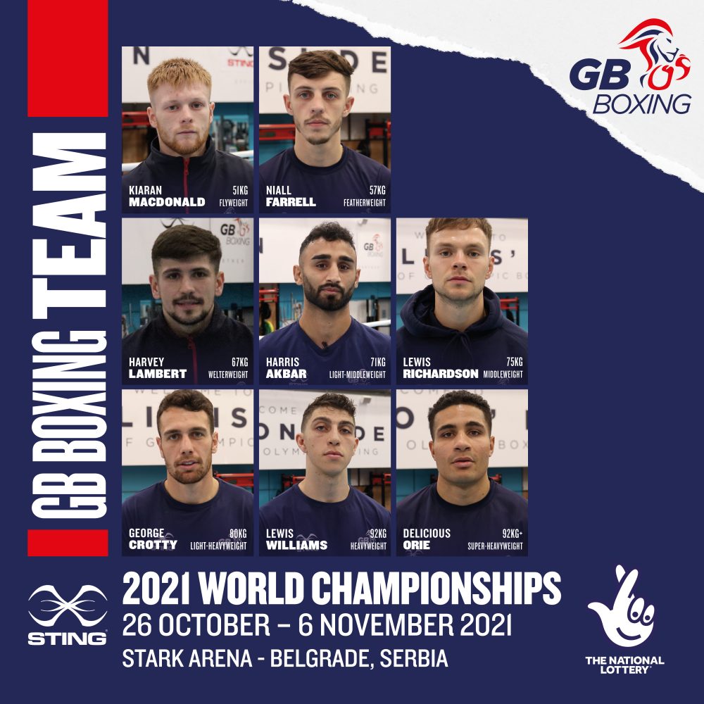 GB Boxing names eight men to compete at World Championships in Belgrade ...